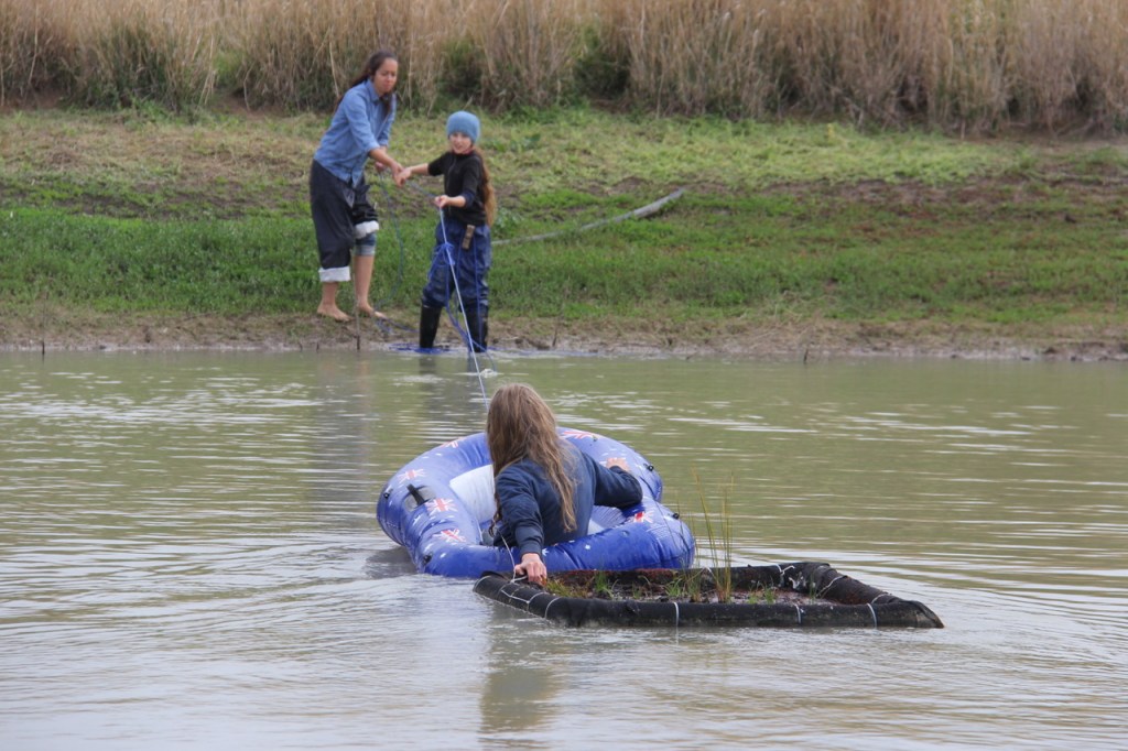Making a floating habitat island | Yarnauwi Farm